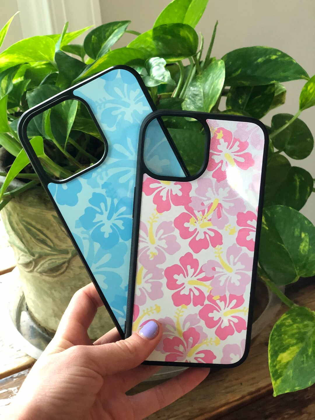 Preppy Hawaiian Flower Hibiscus Phone Case Trendy Summer Phone Case ...