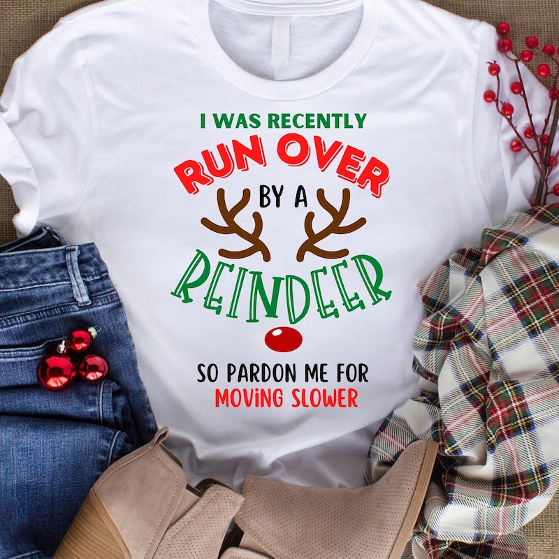 Grandma Got Ran Over by a Reindeer Clip Art - Etsy
