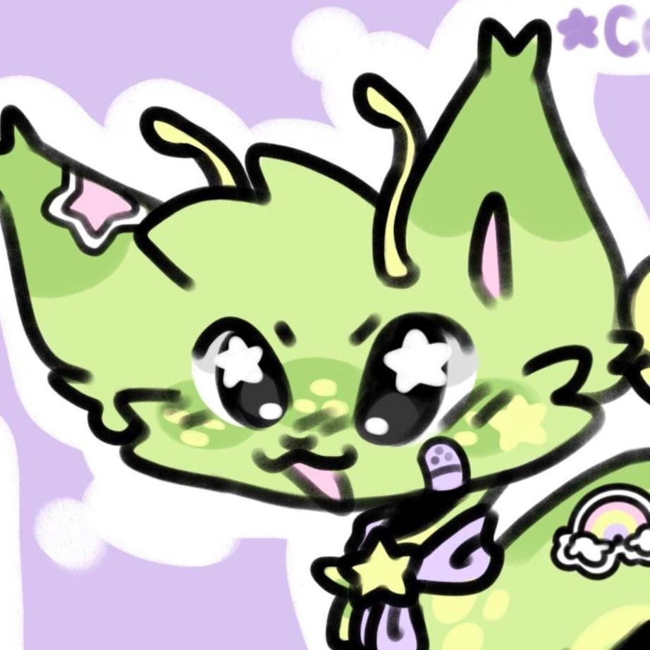 Alien Kitty | Cat Oc Adoptable Design - Etsy