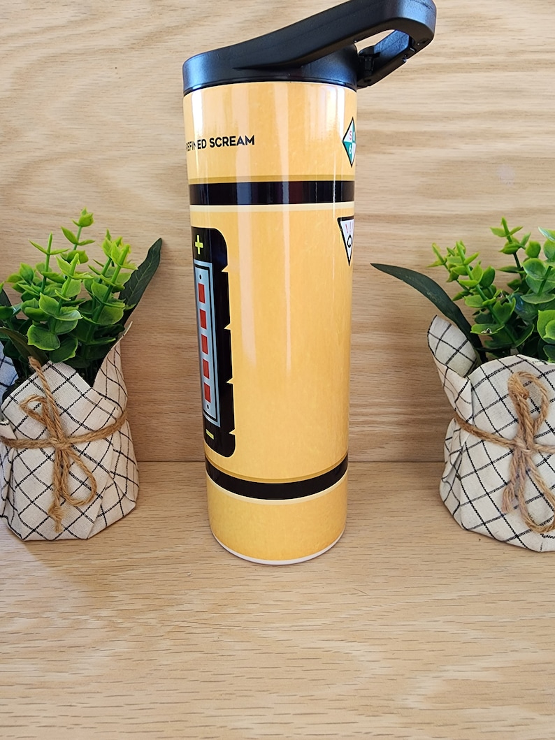 Tumbler/cup. Monsters Inc. Scream Canister. Scream Meter - Etsy