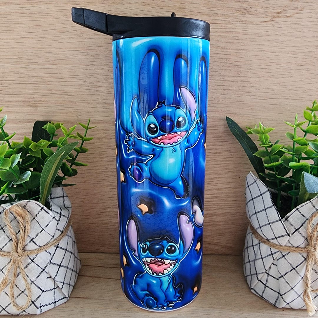 Tumbler/cup. Stitch From Lilo and Stitch. Puffy Look Stitch W Scrump ...