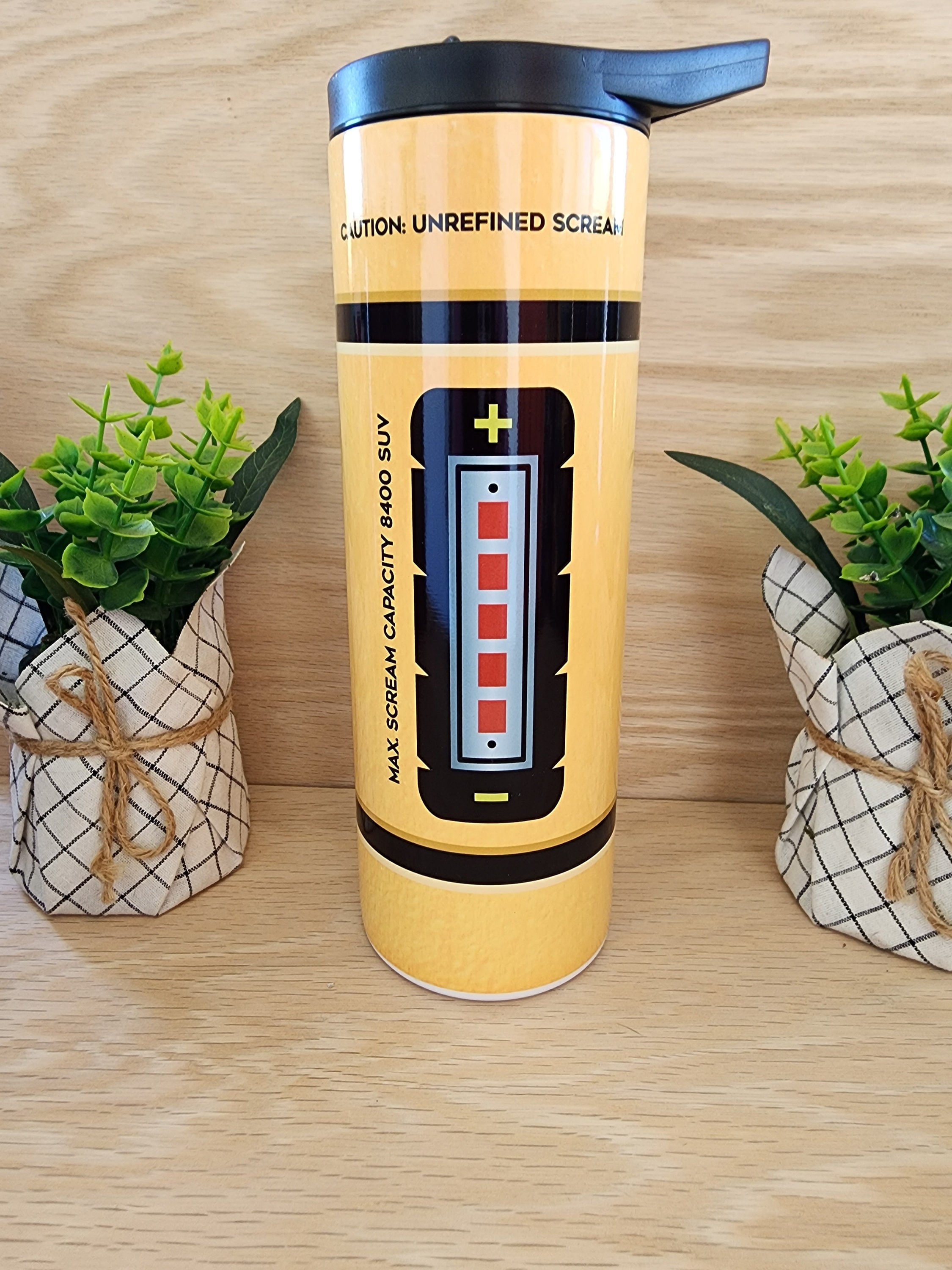 Tumbler/cup. Monsters Inc. Scream Canister. Scream Meter - Etsy