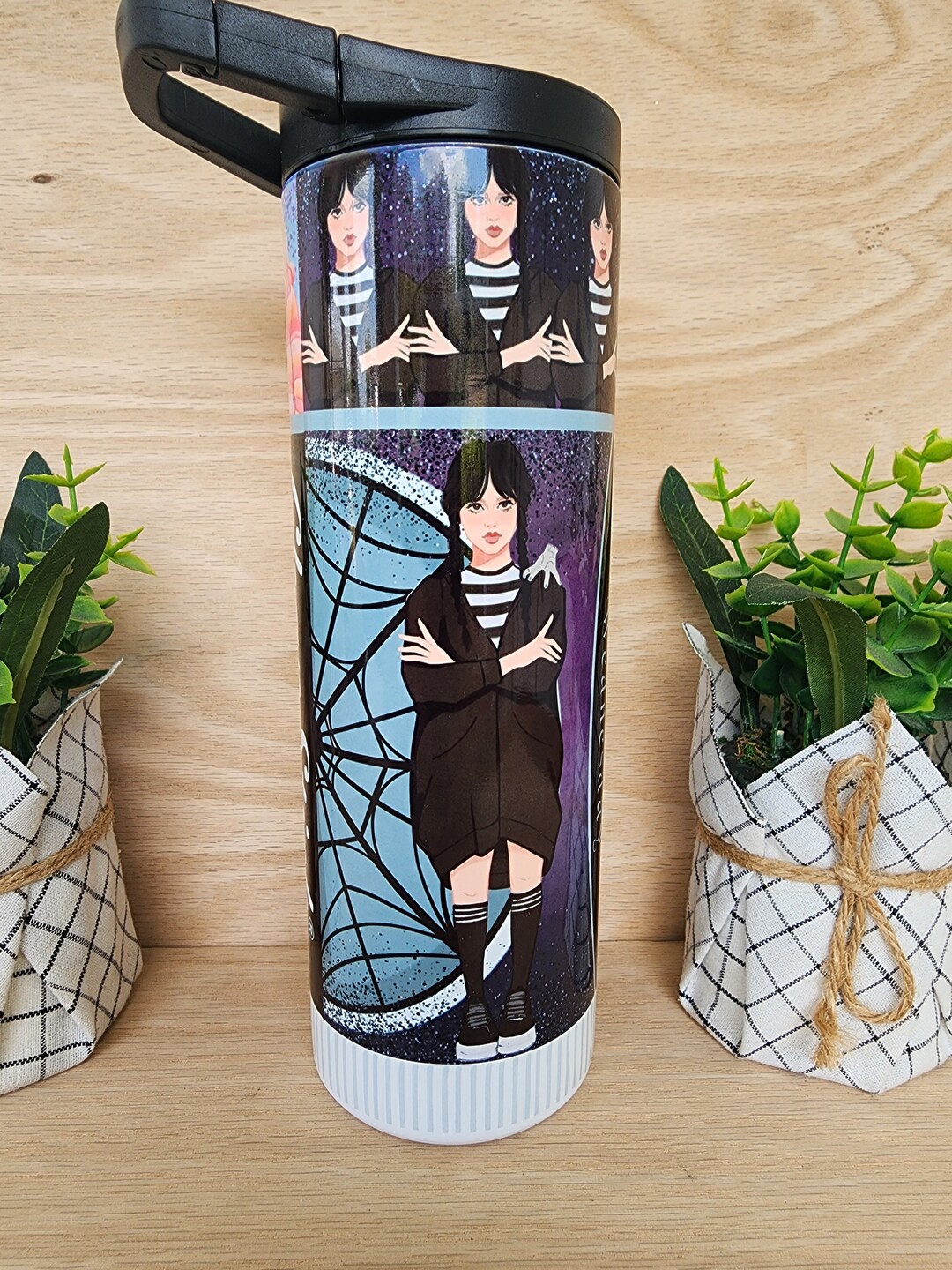 Tumbler/cup. 20 Oz Stainless Steel. Wednesday Addams and Enid TV Series ...