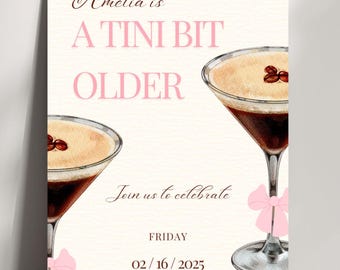 A Tini Bit Older Invitation | Birthday Invitation | Tini Bit Older ...