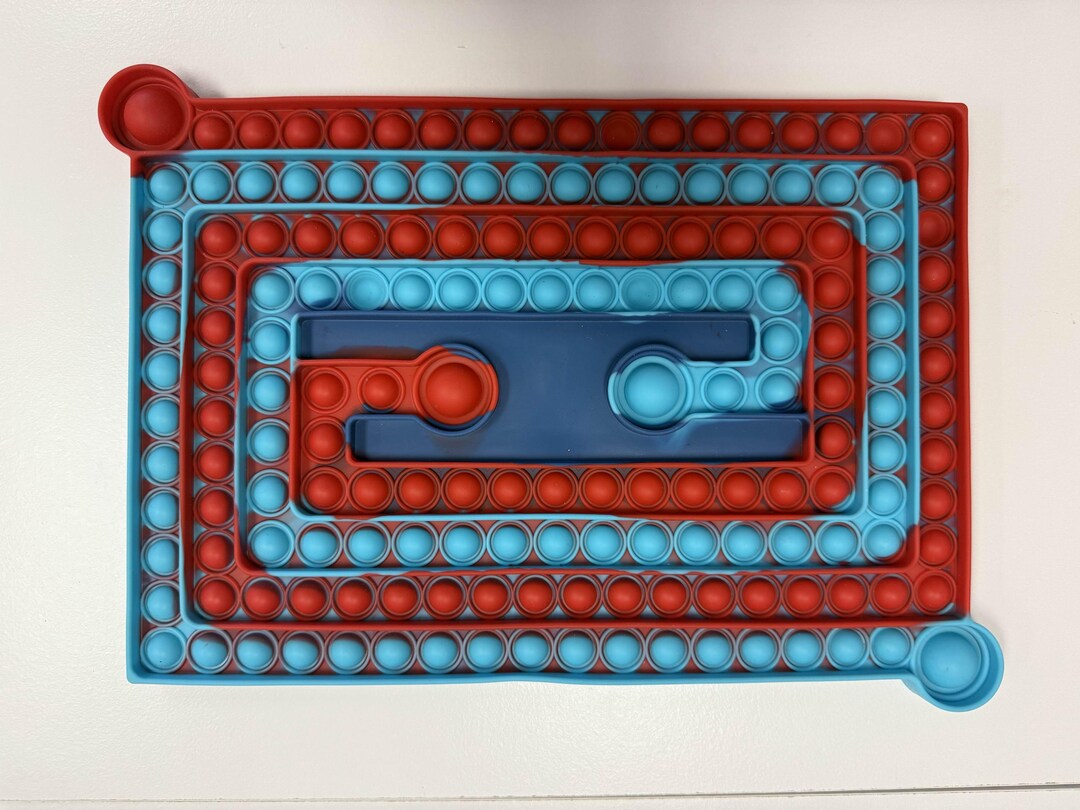 Maze Bubble Fidget Toy - Calming Sensory Board - Etsy
