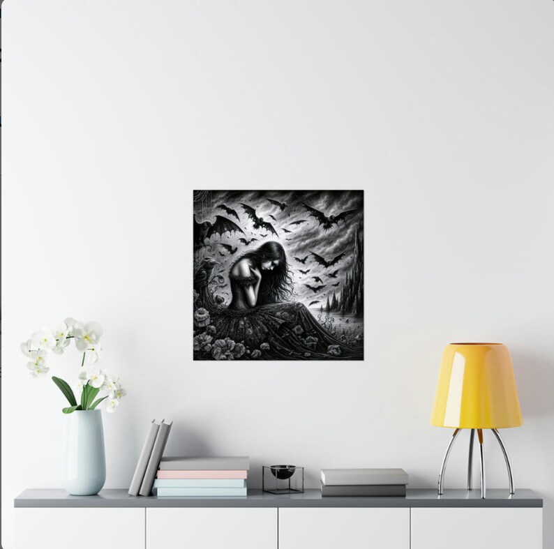 Gothic Poster Choice of Goth Girl Poster Dark Academia Gothic Emo ...