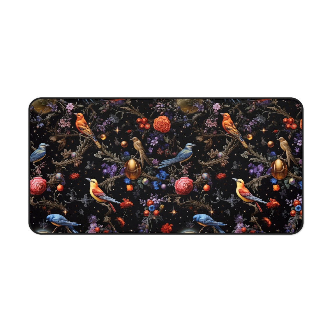 Colorful Birds Desk Mat Bird Desk Mat Gaming Mouse Pad Large Mousepad ...