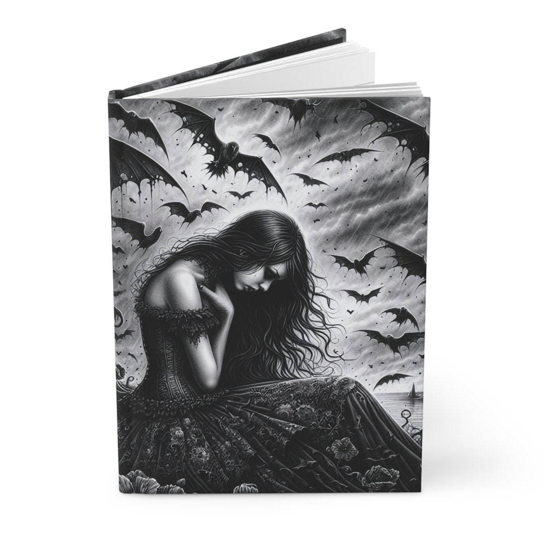 Gothic Writing Journal Goth Composition Notebook Poe-like Diary Moody ...