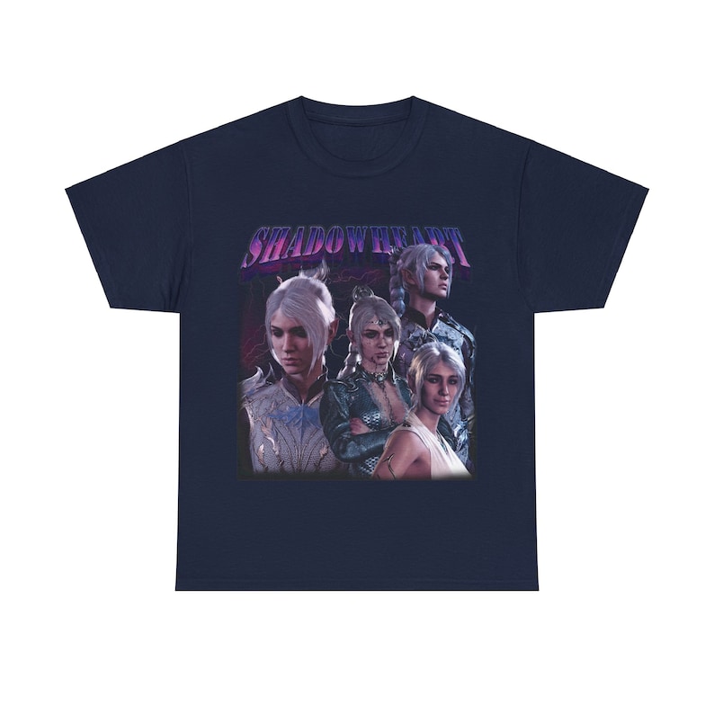 Baldur's Gate 3 Shadowheart Selunite Version - Retro Vintage Rap Unisex ...