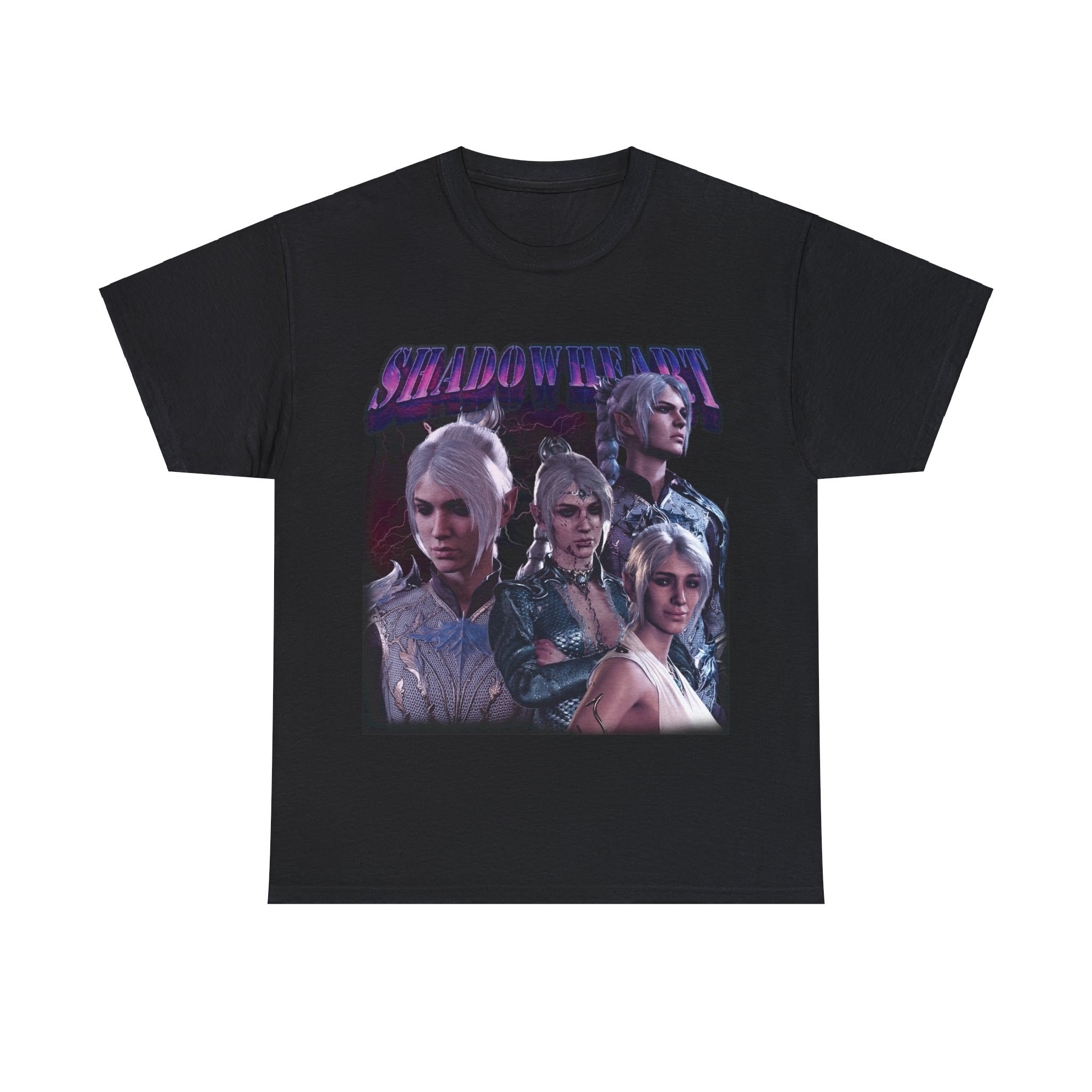 Baldur's Gate 3 Shadowheart Selunite Version Retro Vintage Rap Unisex T ...