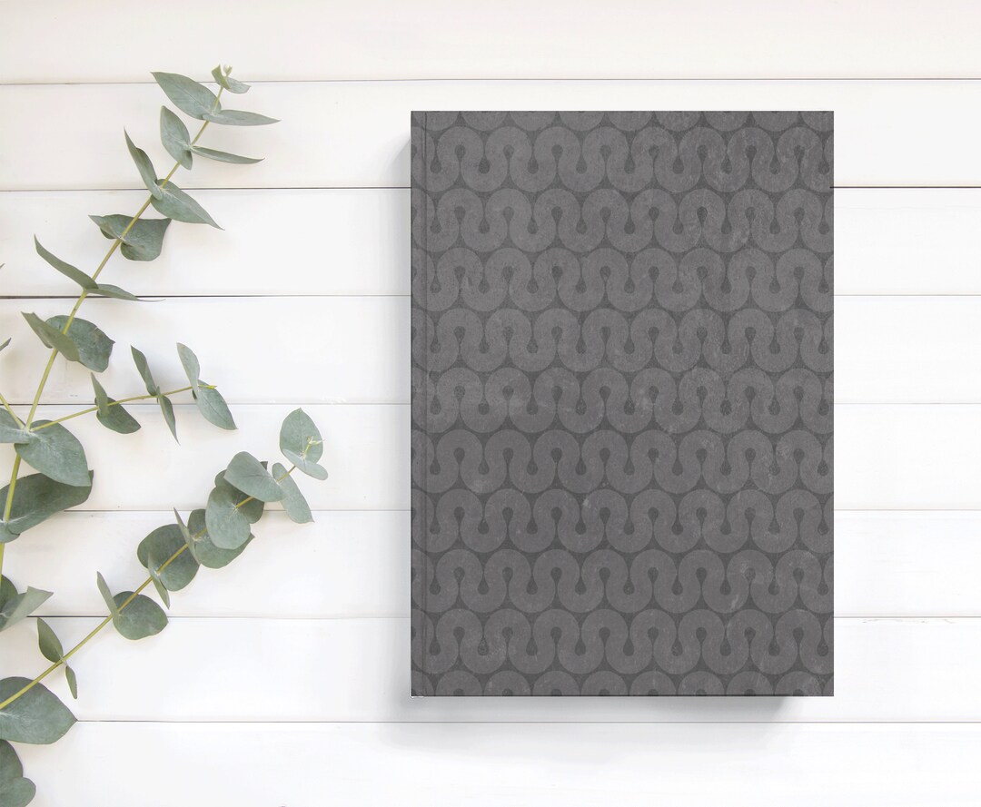 Dark Serpentine Patterned Journal Writer's Gift Hard Cover Notebook ...