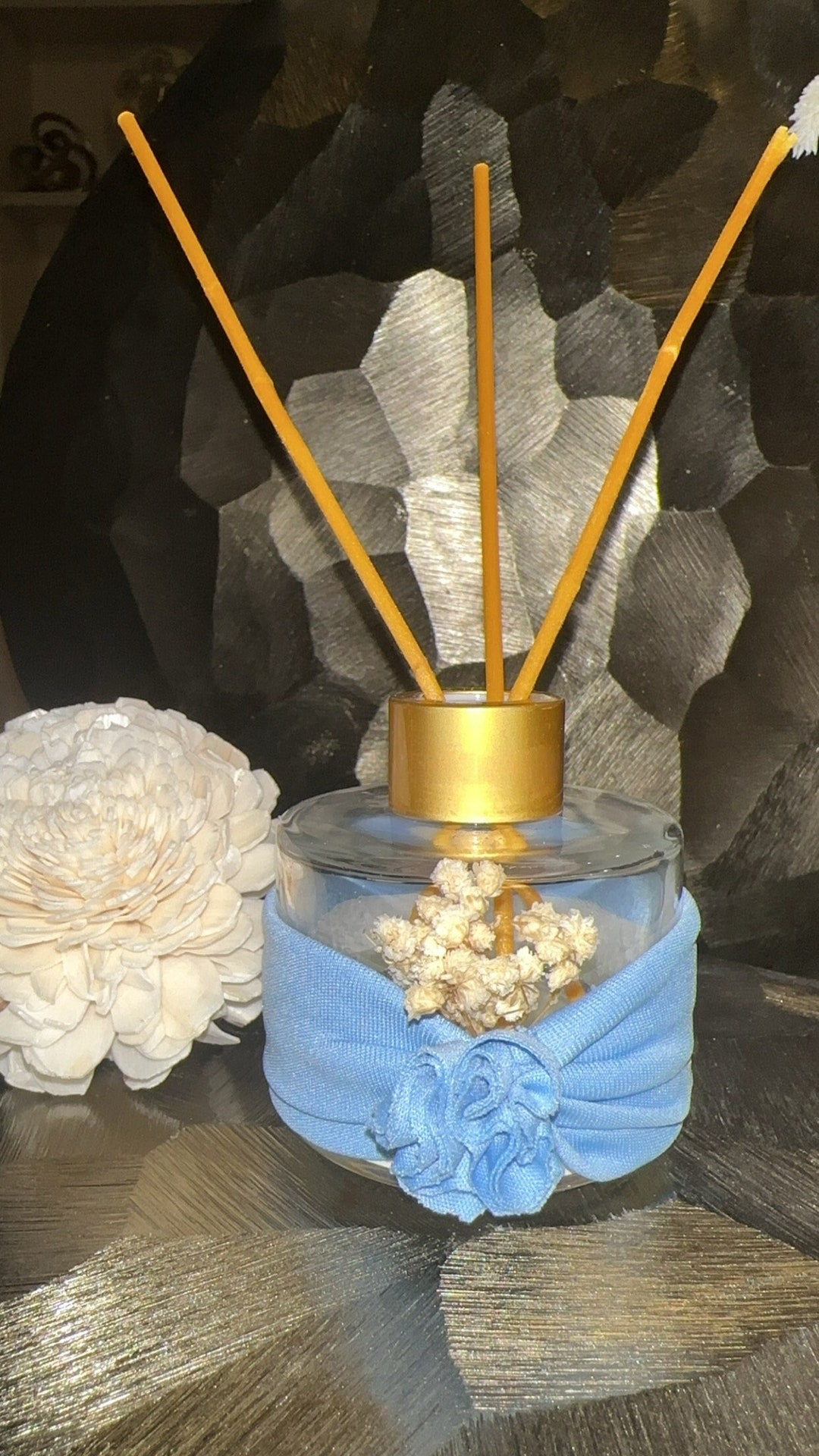 Reed Diffusers With Elegant Baby Blue Wrapping - Etsy