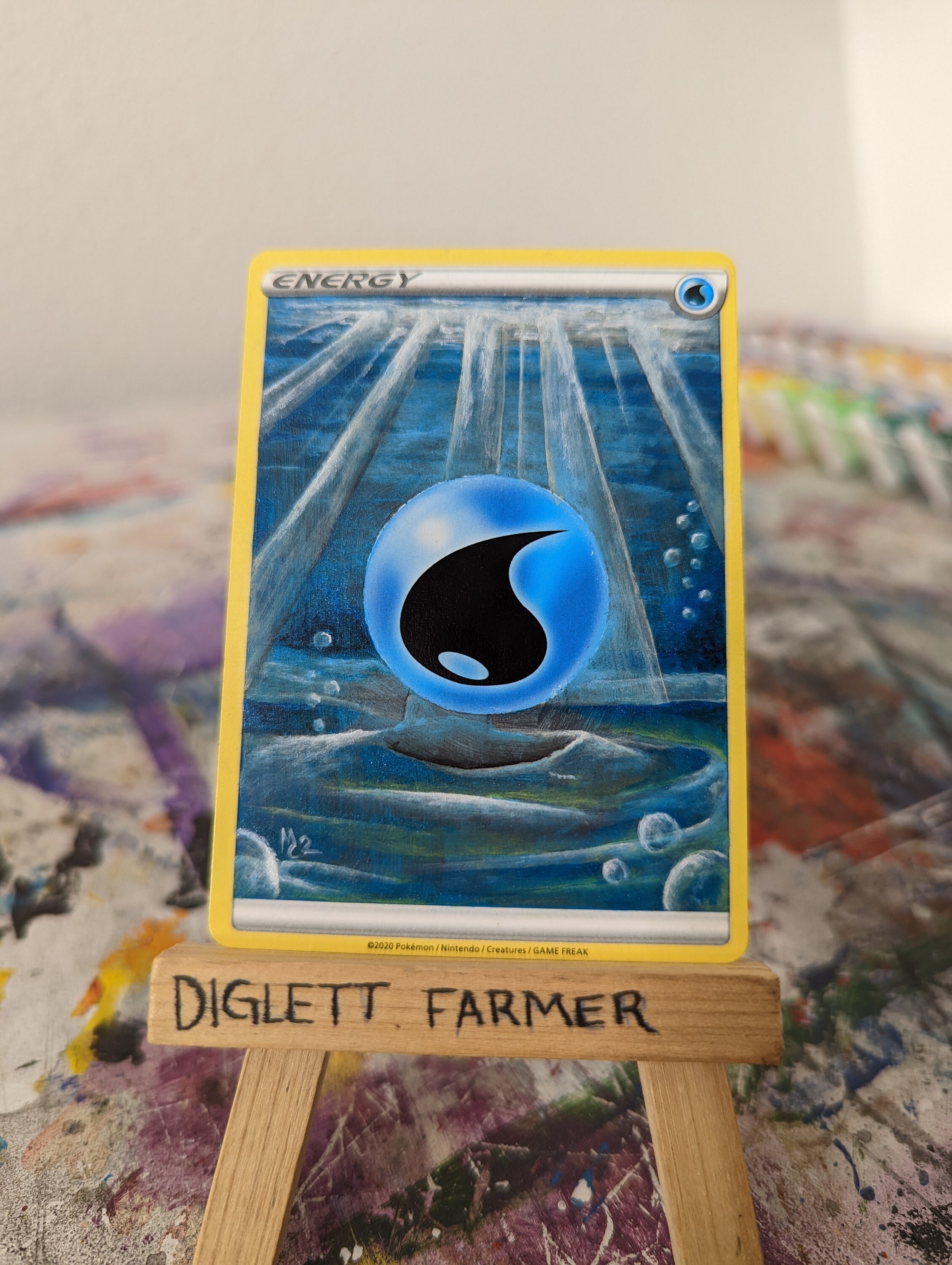 Water Energy Card Alter - Etsy