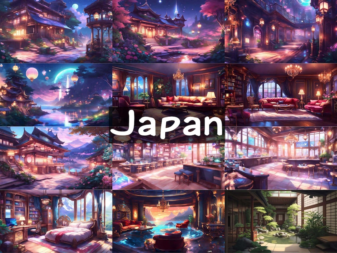 244 Vtuber Backgrounds Mega Bundle Vtuber Rooms Stream - Etsy