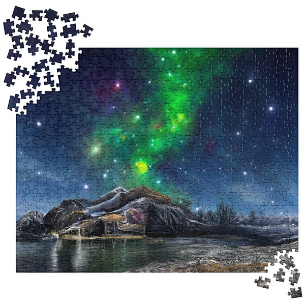 Aurora Borealis Puzzle - Etsy