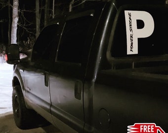 Powerstroke P Decal - Etsy
