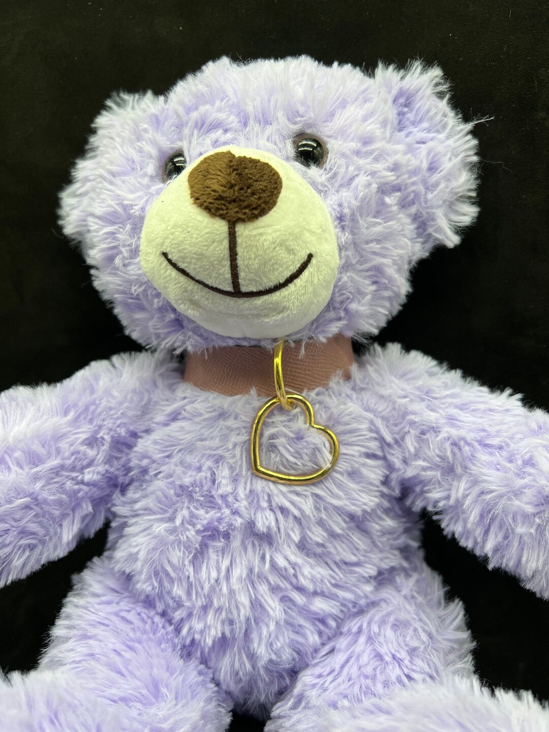 Stuffmees Purple Bear - Etsy