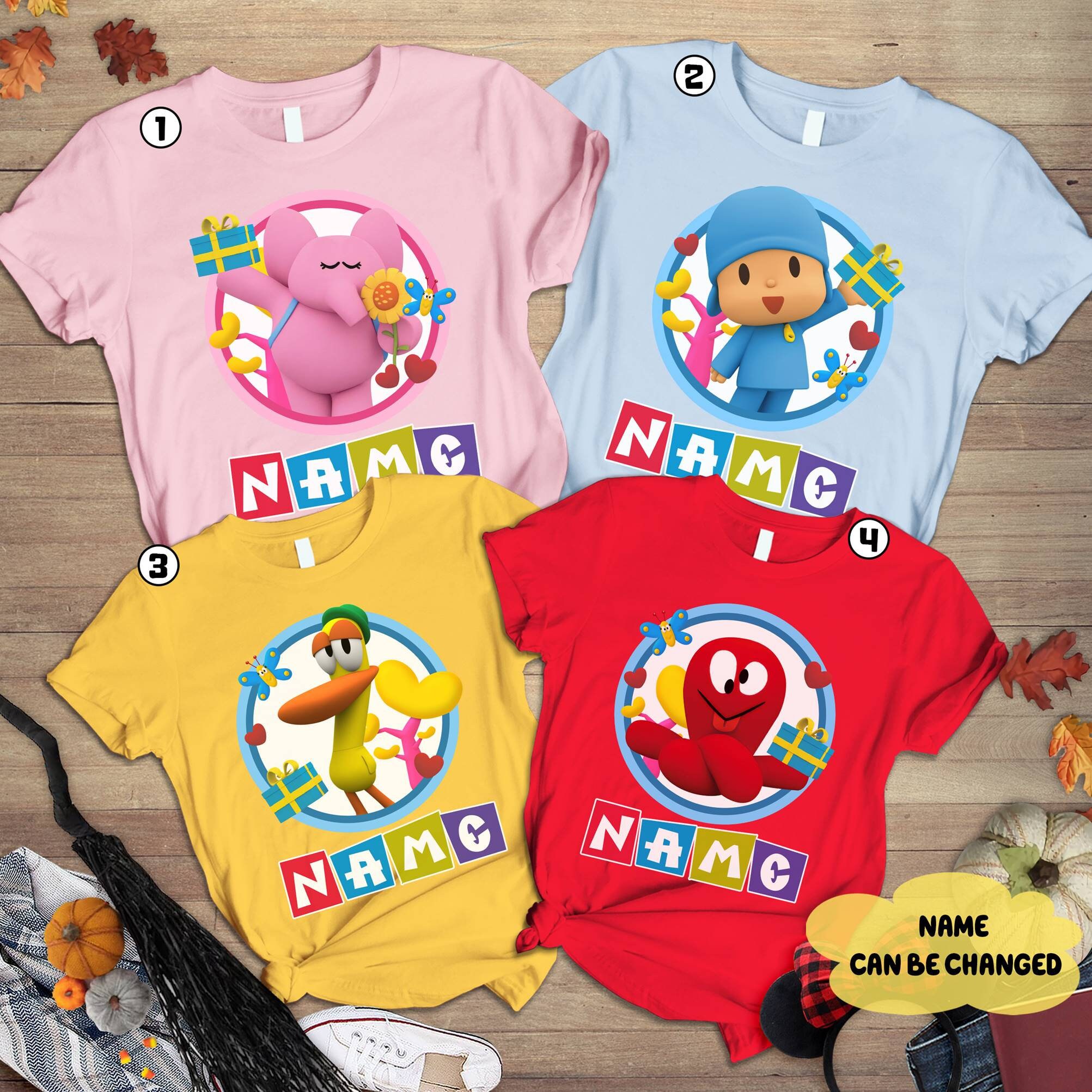 Custom Pocoyo Birthday Shirt Pocoyo Cosutme Shirt Pocoyo - Etsy
