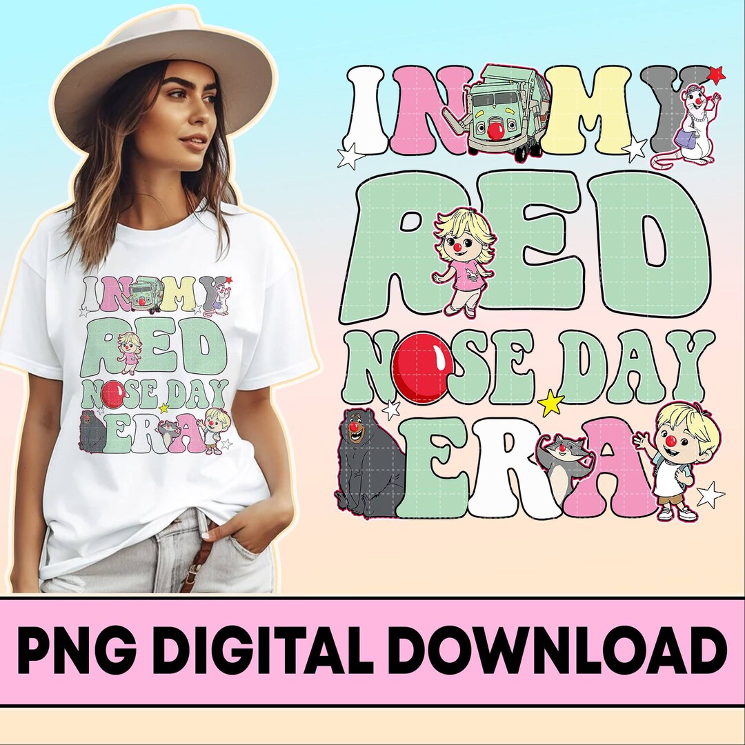 Trash Truck Red Nose Day 2024 Png, Trash Truck Red Nose Day T-shirt ...