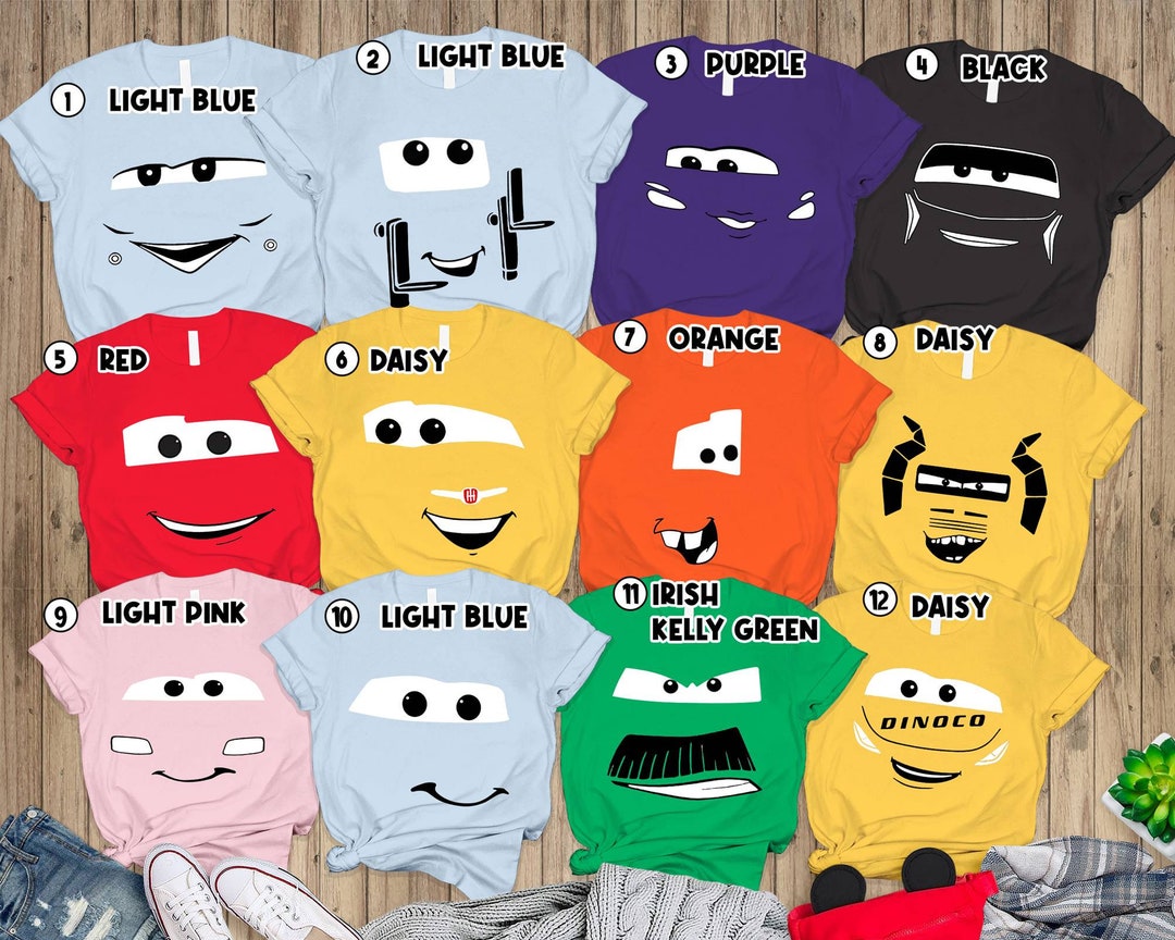Cars Halloween Costume Shirt Cars Group Costume Cars Group Shirts ...