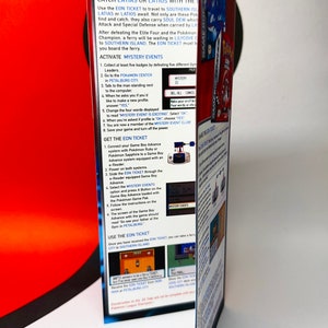 Eon Ticket - Pokemon Ruby & Sapphire E-reader Custom Card - Etsy