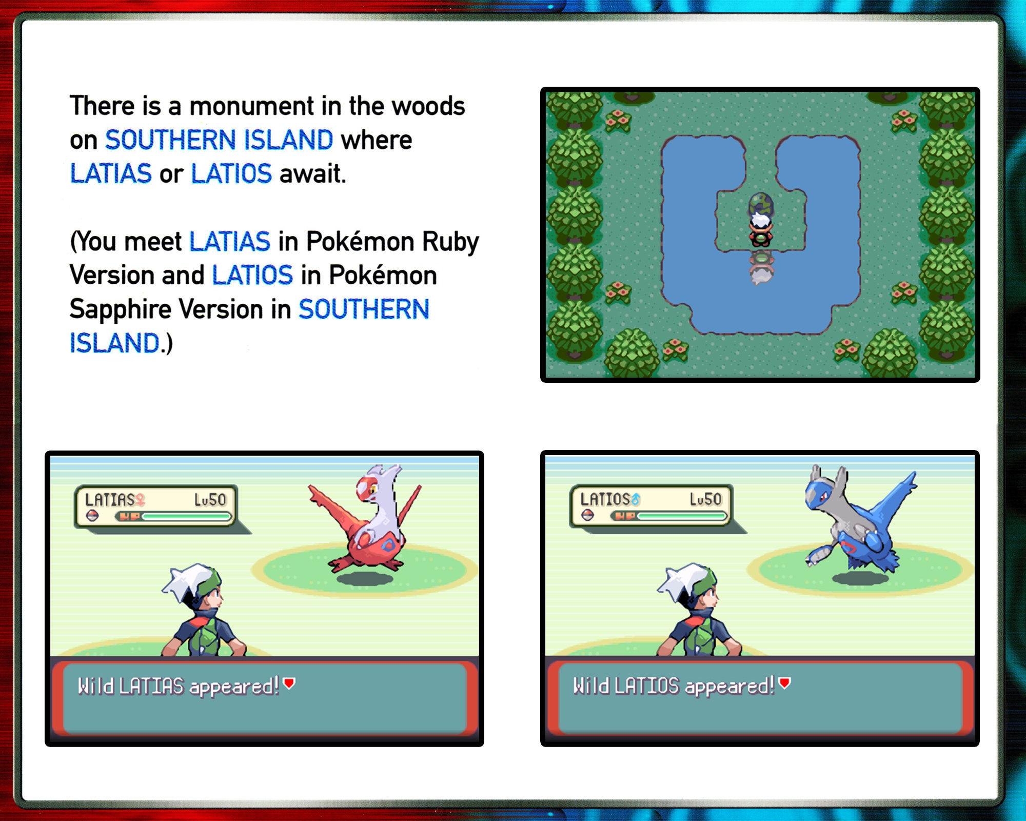 Eon Ticket - Pokemon Ruby & Sapphire E-reader Custom Card - Etsy