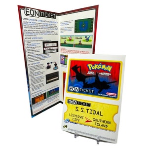 Eon Ticket - Pokemon Ruby & Sapphire E-reader Custom Card - Etsy