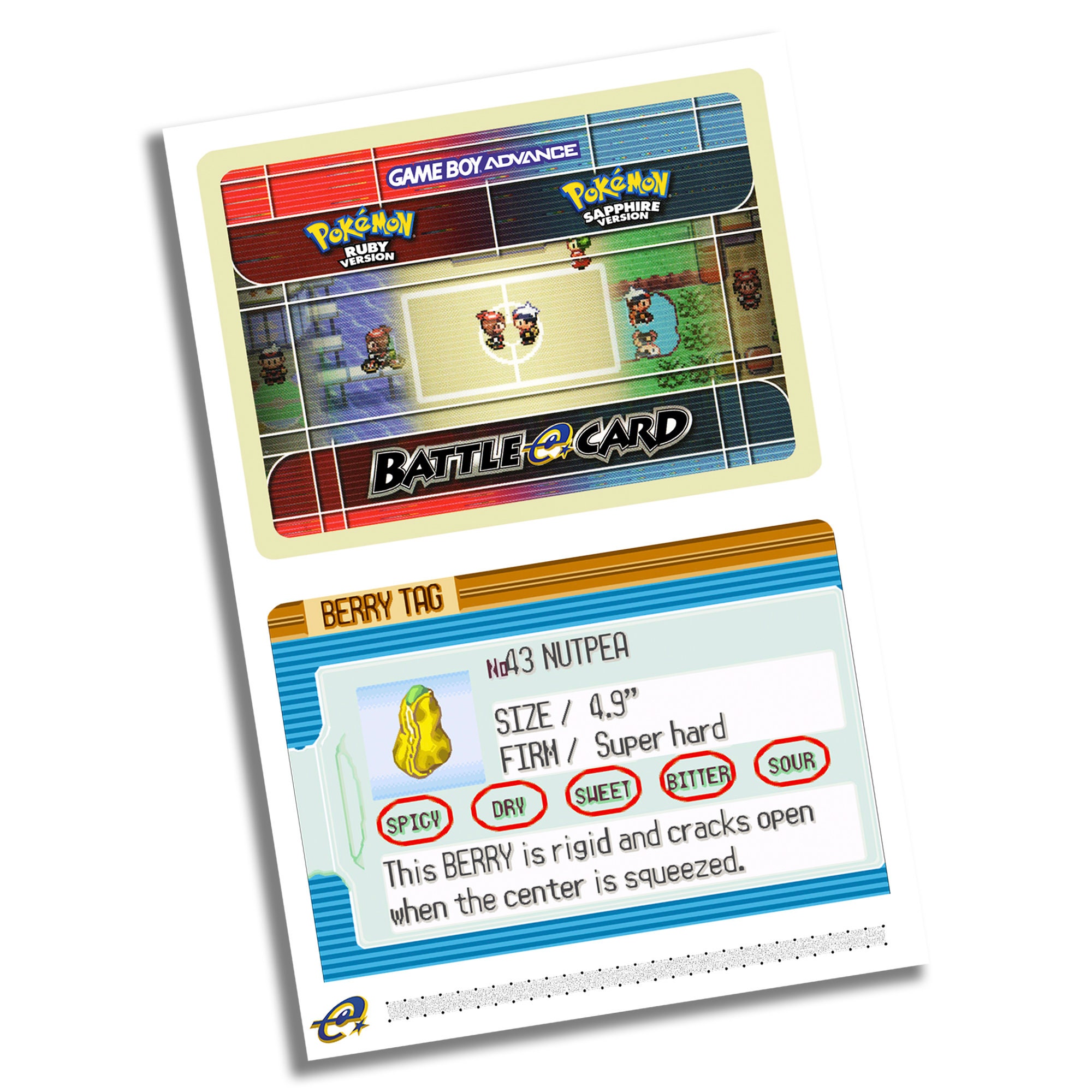 Pokemon Battle-e: Series 1 E-reader Berries Custom Cards - Etsy