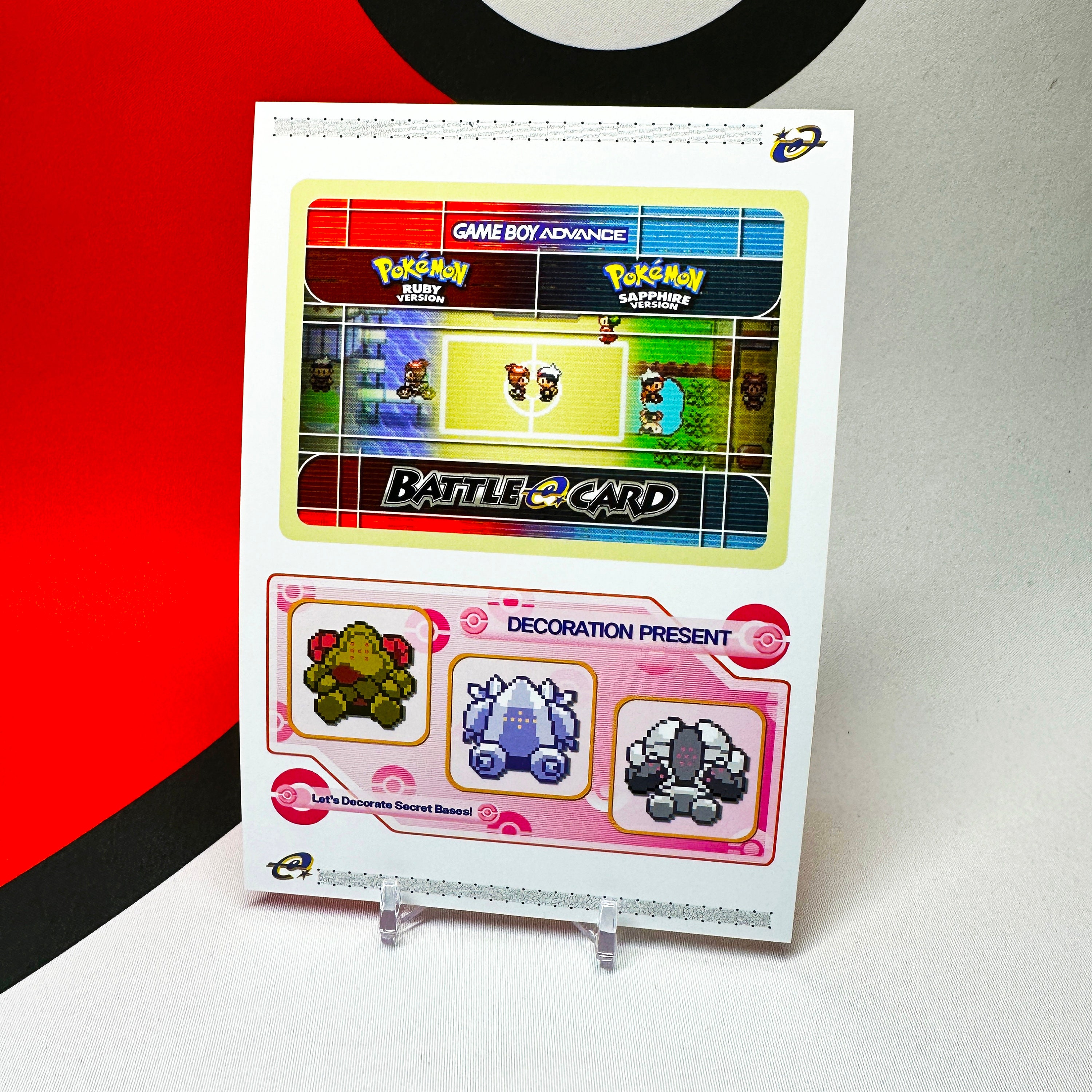 Regi Doll Decoration Present - Pokemon Ruby & Sapphire E-reader Custom ...