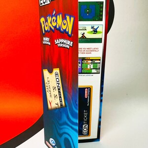 Eon Ticket - Pokemon Ruby & Sapphire E-reader Custom Card - Etsy