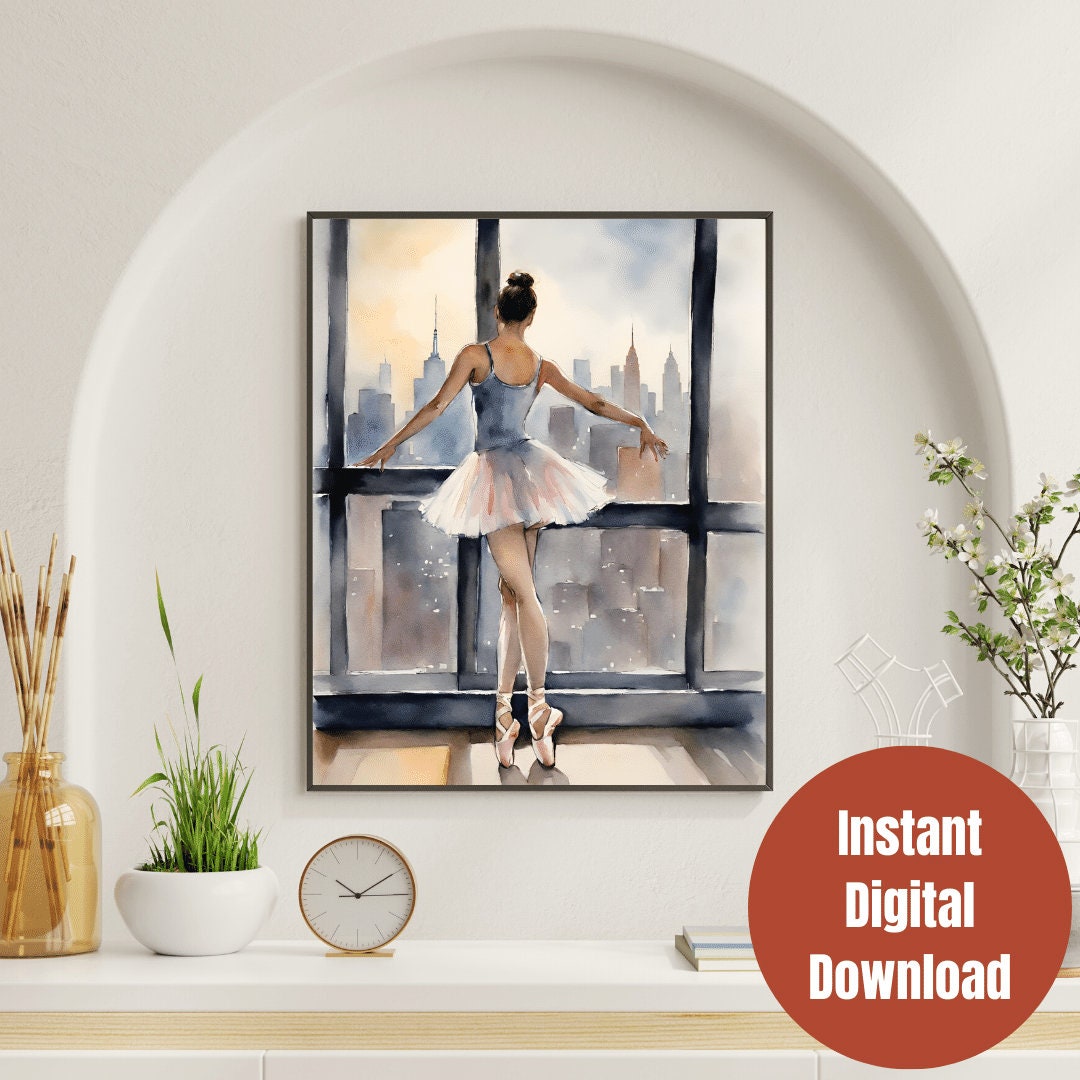 New York Ballet Dance Wall Art Poster Print New York City - Etsy