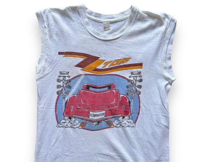 Vintage ZZ Top Eliminator Tour Band Tank Top SZ L - Etsy