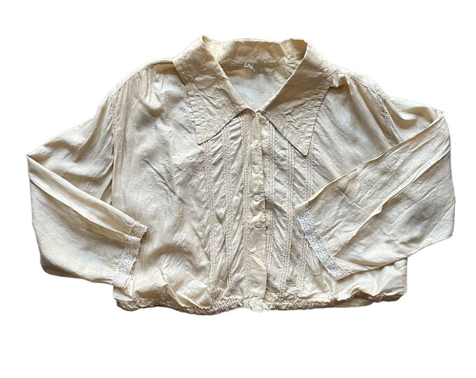Edwardian High Collar Blouse With Irish Lace - Etsy