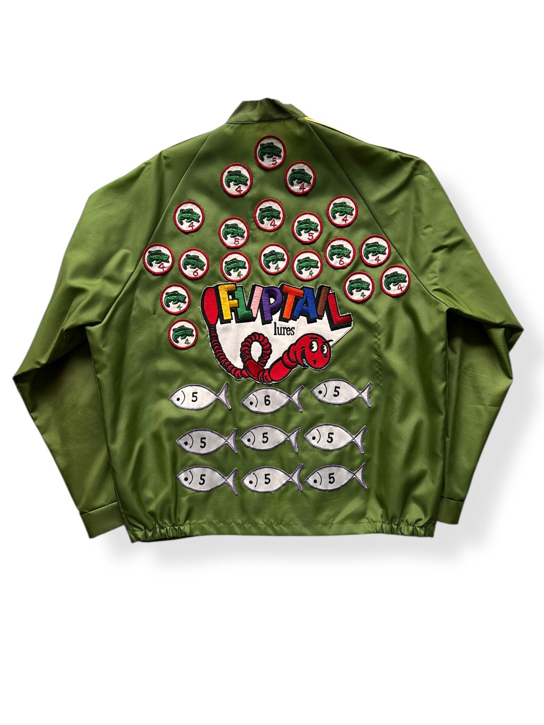 Vintage Fliptail Lures Fisherman Patches Windbreaker SZ XL - Etsy
