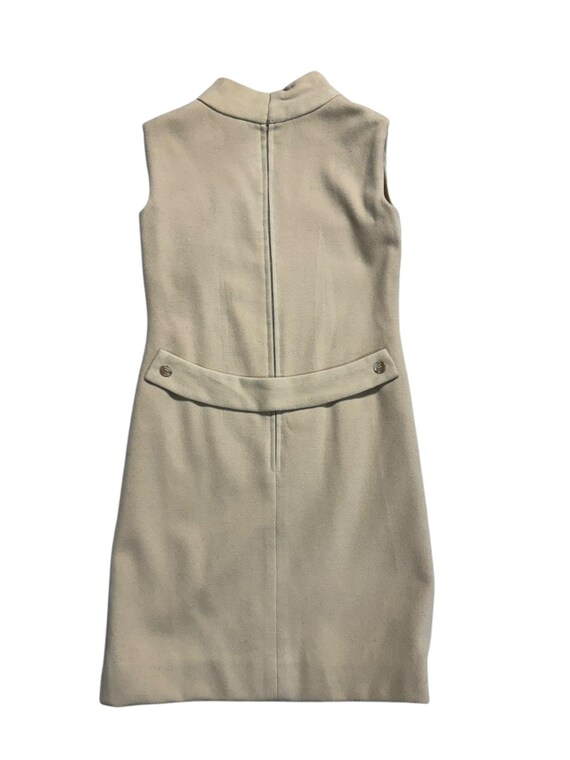 1960s Beige Wool Dress S - Gem