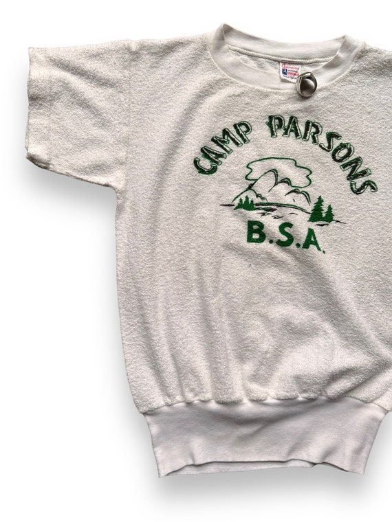 Vintage Champion Camp Parsons BSA Camp Terry Cloth Sh… - Gem