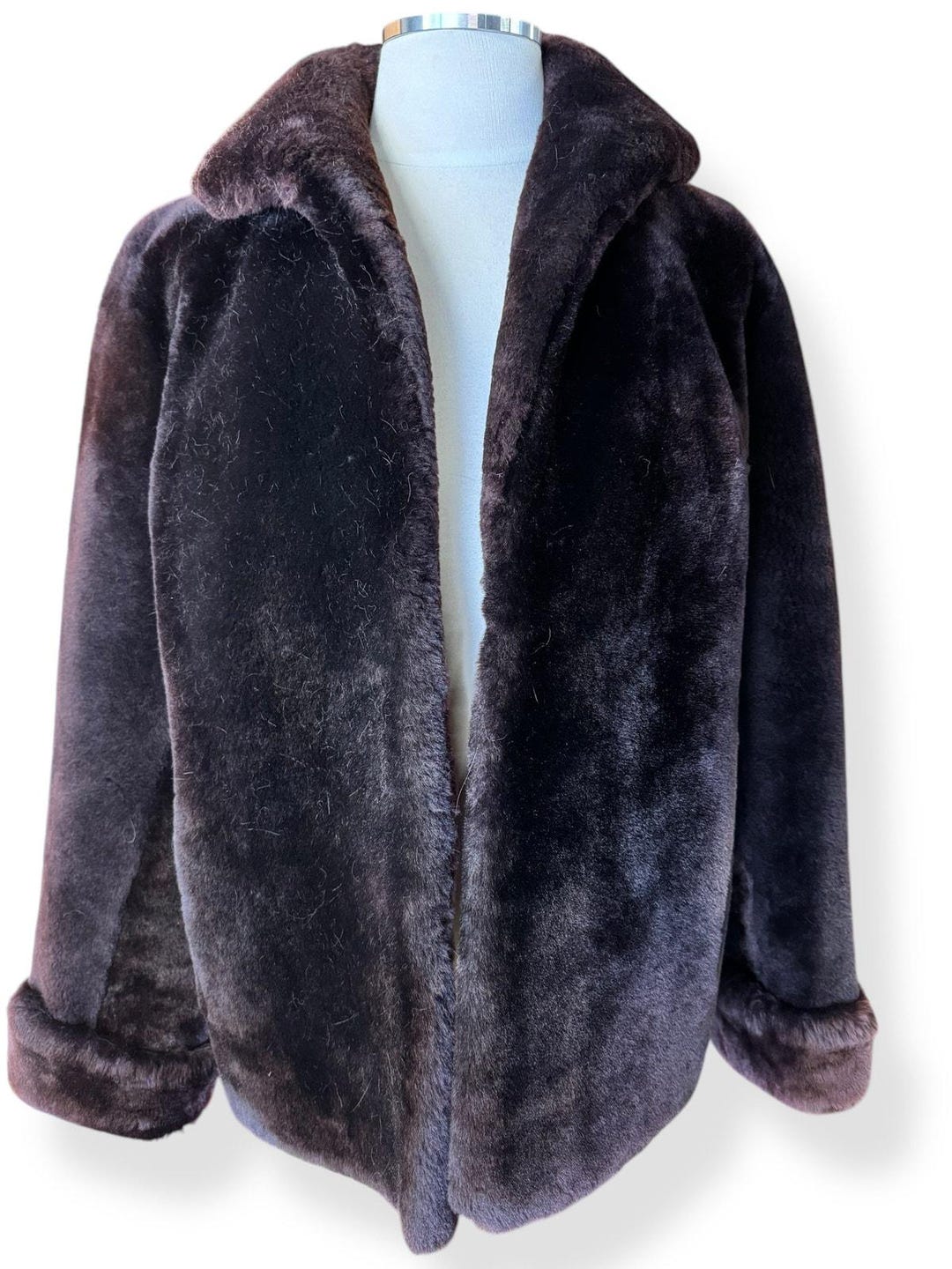 1940s Mouton Fur Coat L - Etsy