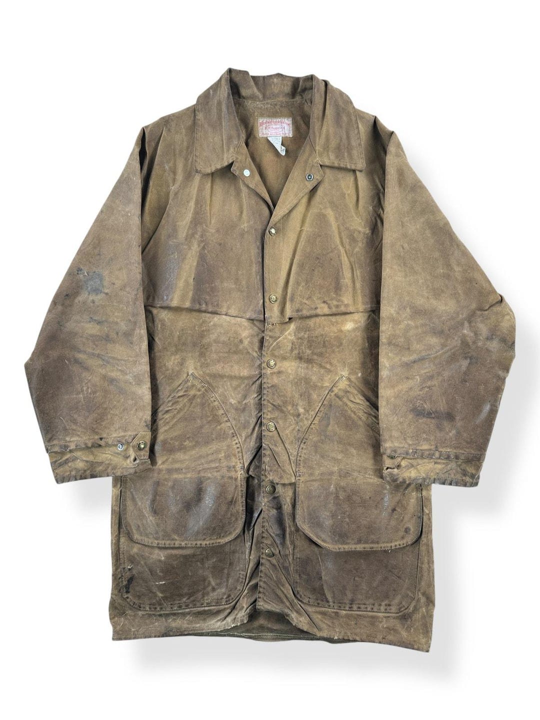 Vintage Filson Style 68 Tin Cloth Jacket SZ L - Etsy
