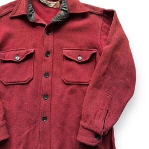 Vintage Woolrich Red Herringbone Wool Shirt SZ L - Etsy