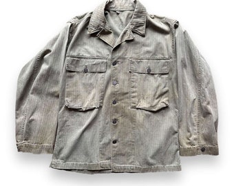 Vintage 1940s M43 US Army/military HBT Fatigue Button up Vintage 1940s M43 US Army/military HBT Fatigue Button up