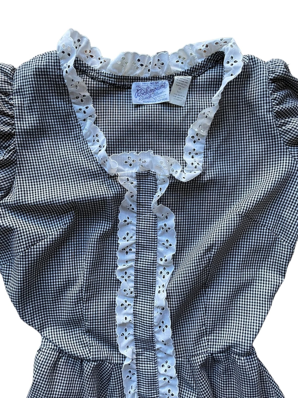 1980s Rockmount Gingham Square Dancing Dress SZ S-M - Etsy