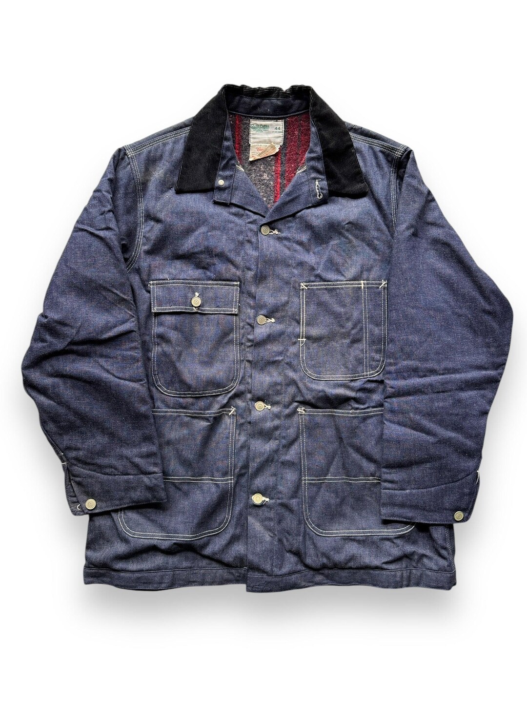 Vintage NOS Stonecutter Denim Chore Coat SZ 44 - Etsy