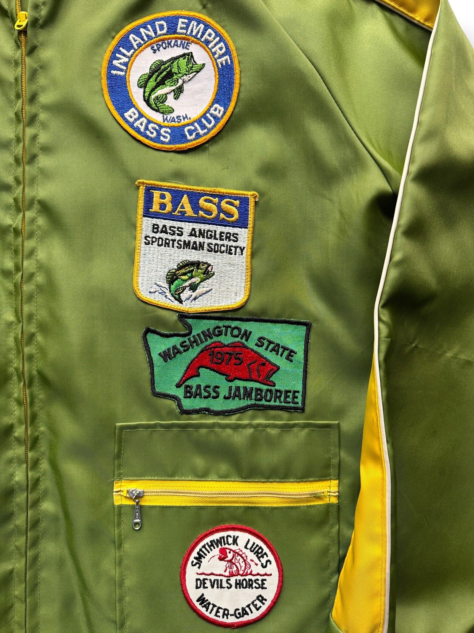 Vintage Fliptail Lures Fisherman Patches Windbreaker SZ XL - Etsy