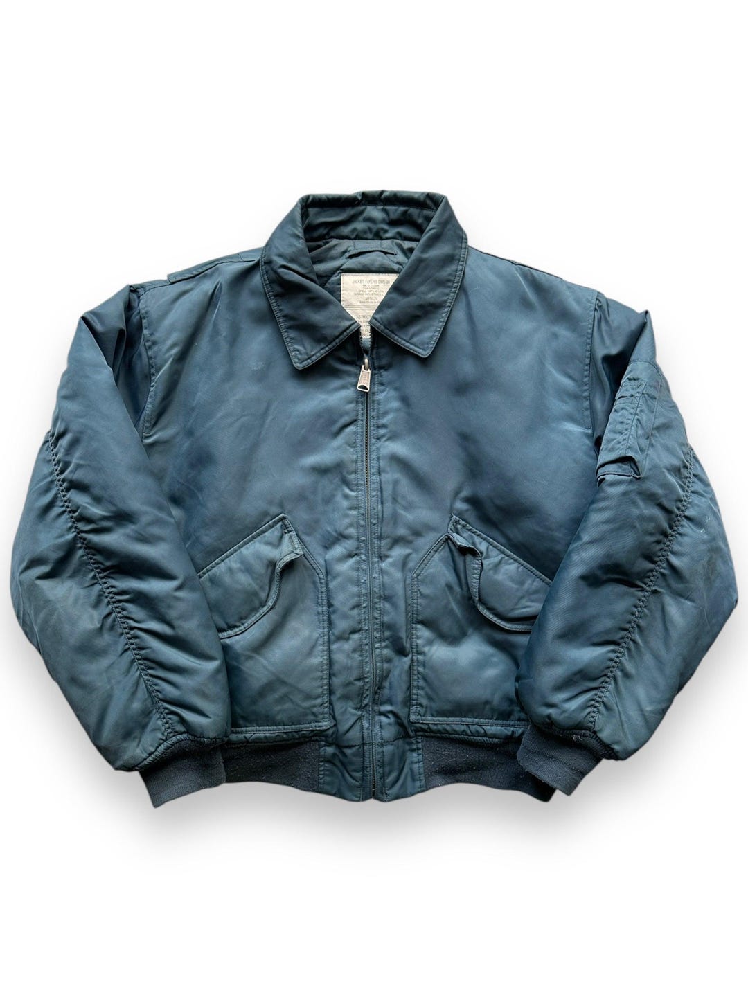 Vintage CWU-36 Navy Blue Flight Jacket SZ L - Etsy