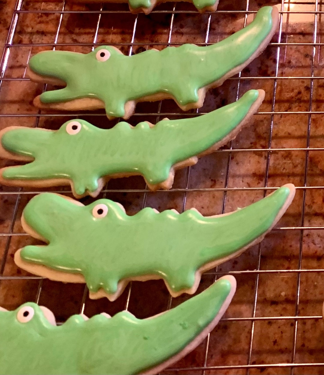 Alligator Themed Sugar and Peanut Butter Cookies - Etsy