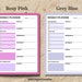 Colorful Weekly Planner Printable PDF Instant Download Quick Print A4 ...