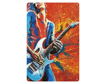 Rock Music Tin Sign - Etsy