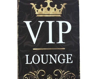 Vip Lounge Sign - Etsy