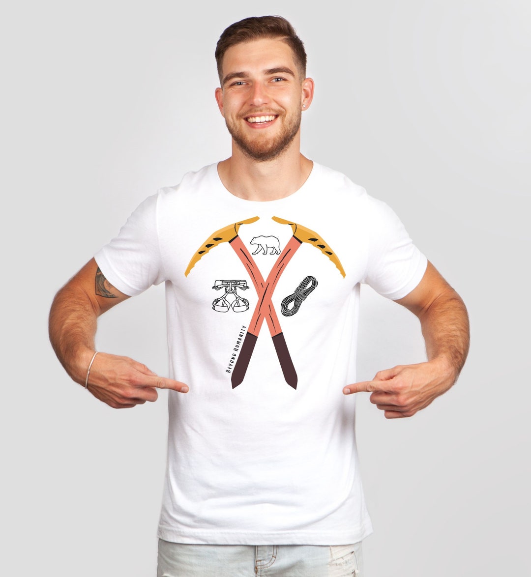 Modern Climbing/ Mountaineering Design digital Art - Etsy