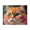 Cat Art, Cat Painting, Cat Matte Canvas, Stretched, 0.75", Pet Portrait ...